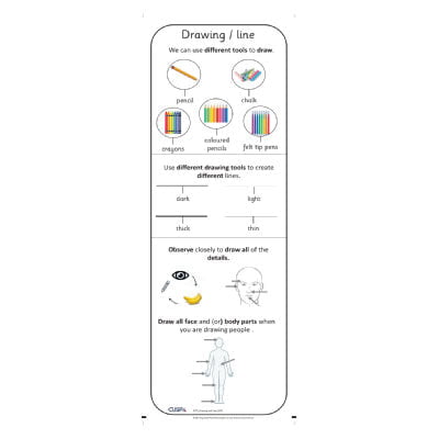 EYFS Drawing and Line - Giant Knowledge Notes GKN