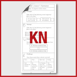 Y3 Reading ('Twas the Night Before Christmas Anon) Knowledge Notes KN