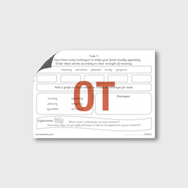 sm_Y5 Design and Technology A (Food and Nutrition) Oracy Tasks OT