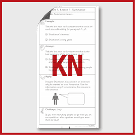 Y5 Reading (Shackleton's Journey 1) Knowledge Notes KN